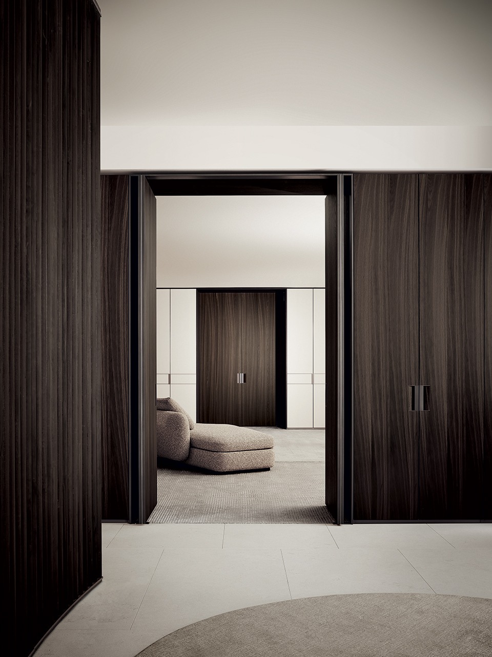 Poliform - Pivot système d’ouvertures pivotantes - Arcadia Meubles Genève